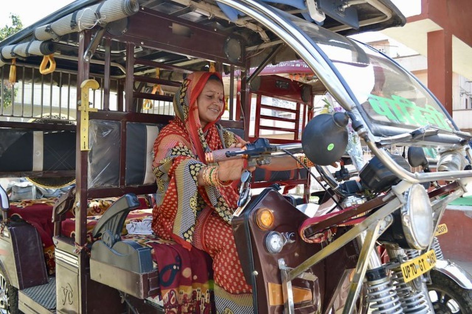 Electric rickshaw entrepreneur brings cleaner travel to toxic streets ...